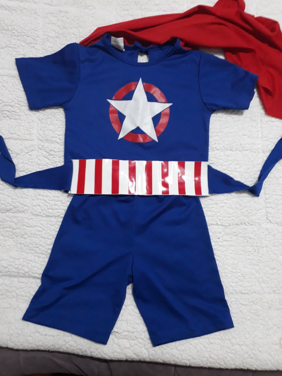 Fantasia do Capitão América | Roupa Infantil para Menino Capitão ...
