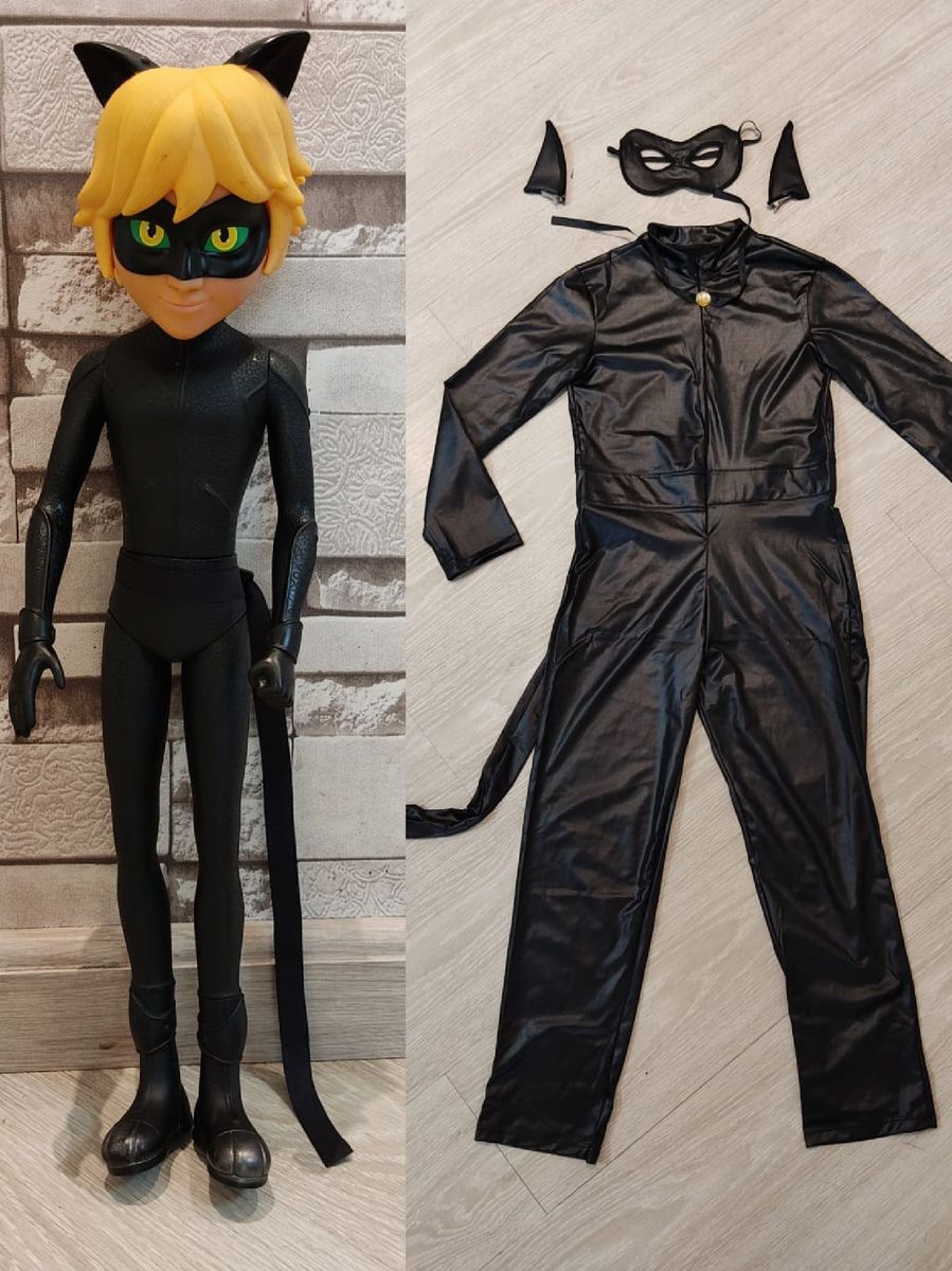 Fantasia e Boneco Cat Noir | Roupa Infantil para Menino Nunca Usado ...