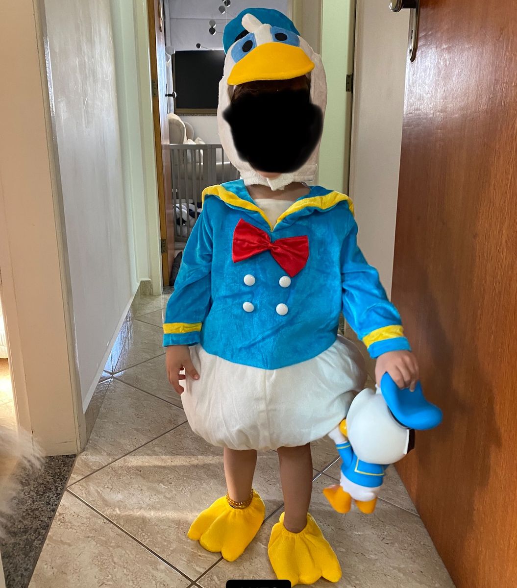 Fantasia Infantil Pato Donald Luxo Roupa Infantil Para Menino Disney