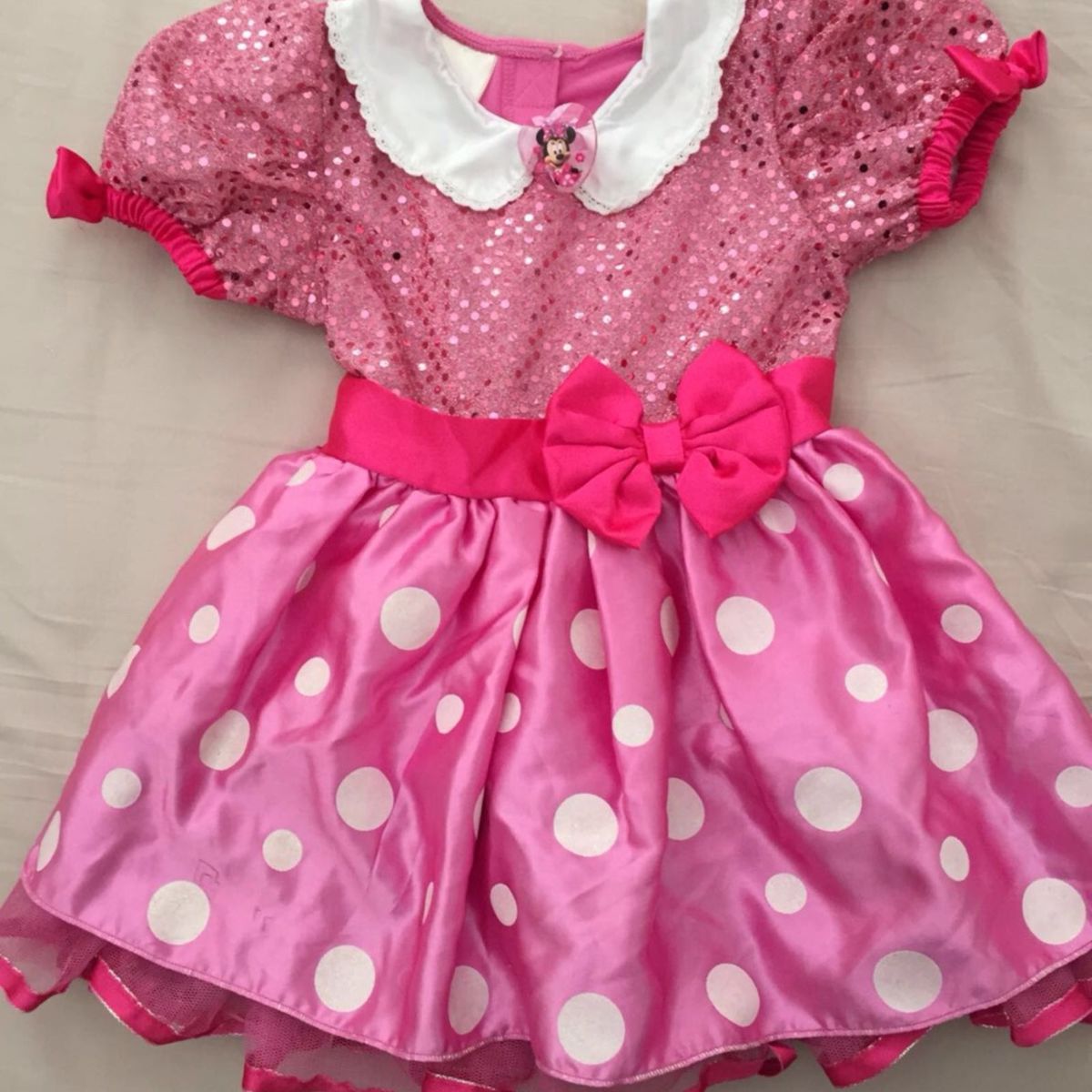 Fantasia Minnie Rosa Original Disney Store | Roupa Infantil para Menina ...