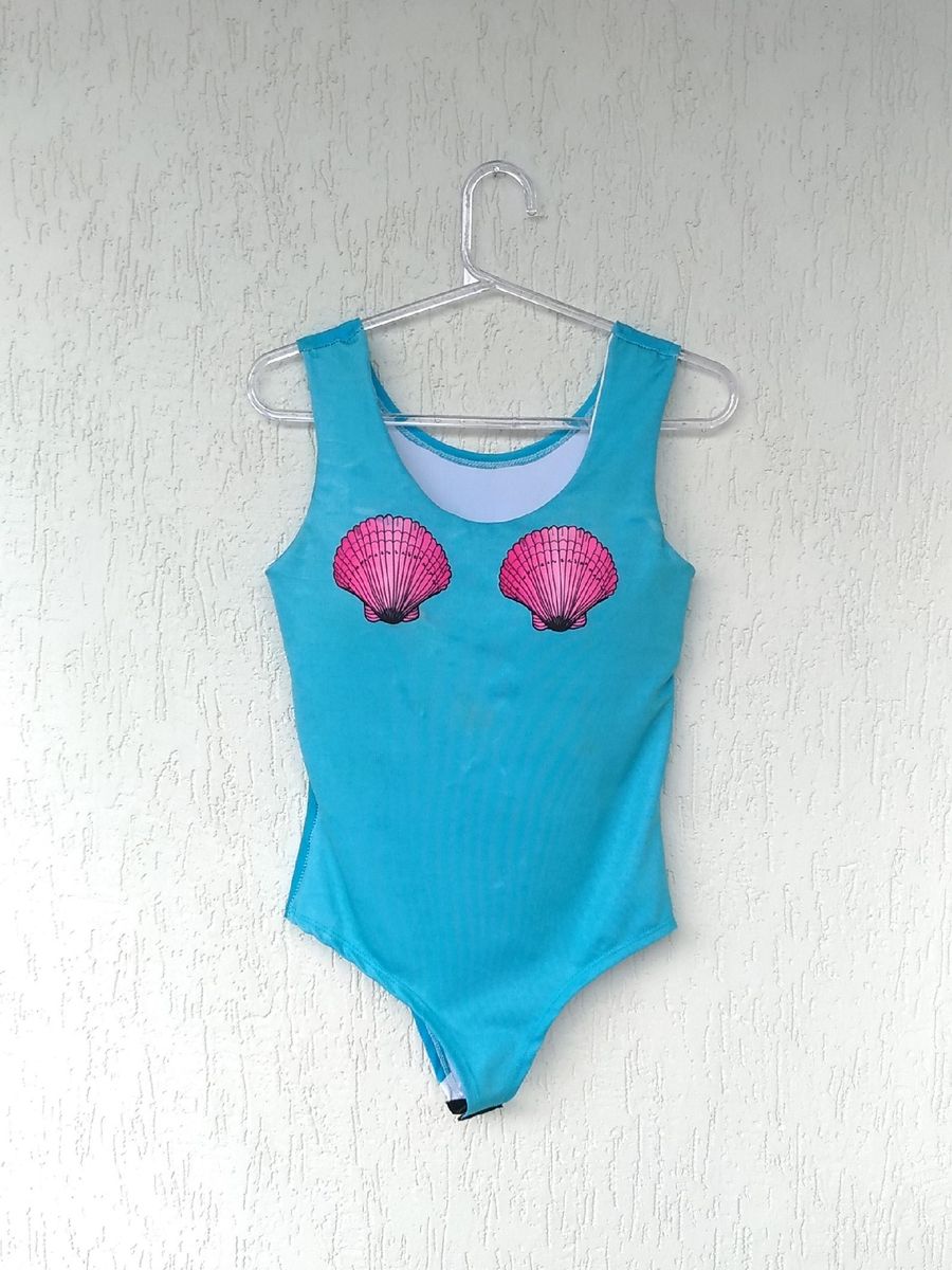 Fantasia Sereia Concha Body | Blusa Feminina Usado 39129507 | enjoei