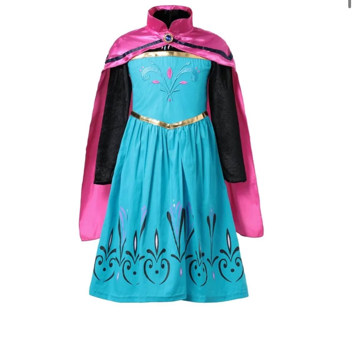 Fantasia Vestido Frozen Elsa Coroação | Roupa Infantil para Menina ...