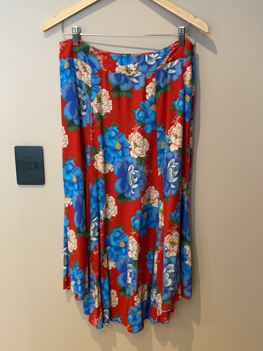 Farm Rio Linda Saia Midi Tamnho G | Saia Feminina Farm Usado 74921726 ...