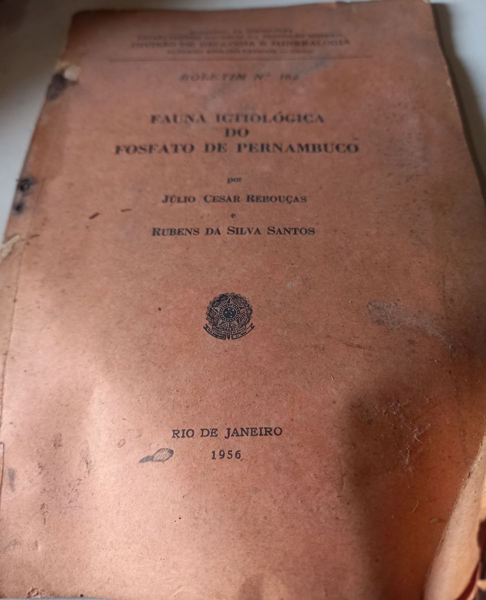 Fauna Igfiológica do Fosfato de Pernambuco por Julio Cesar Rebouças ...