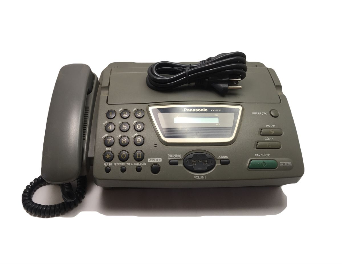 Fax Panasonic Funcionando | Telefone Fixo Panasonic Usado 73189323 | enjoei