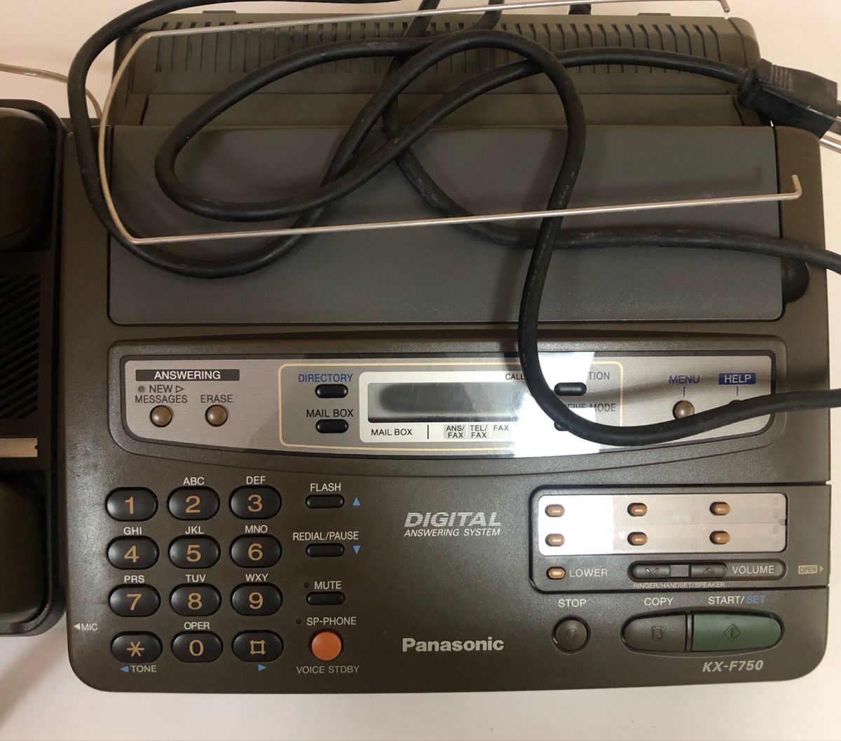 Fax Panasonic Kx-f750 | Telefone Fixo Panasonic Usado 79002341 | enjoei