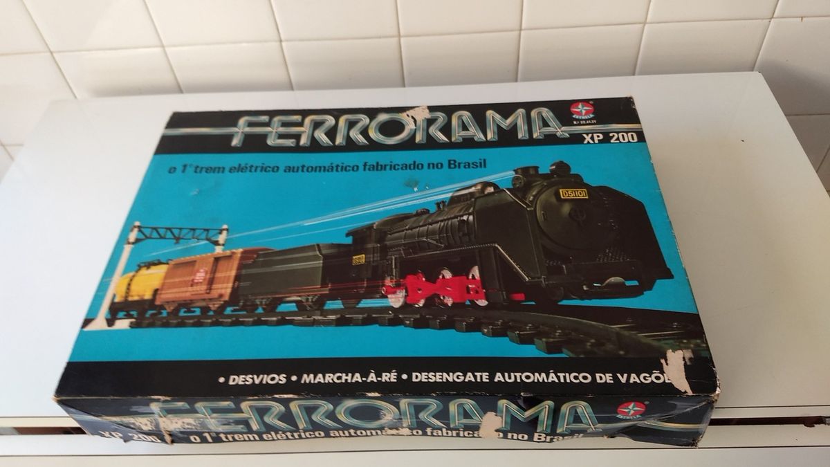 Ferrorama Xp 200 , Década 80 , Funcionando Completo | Brinquedo Estrela ...