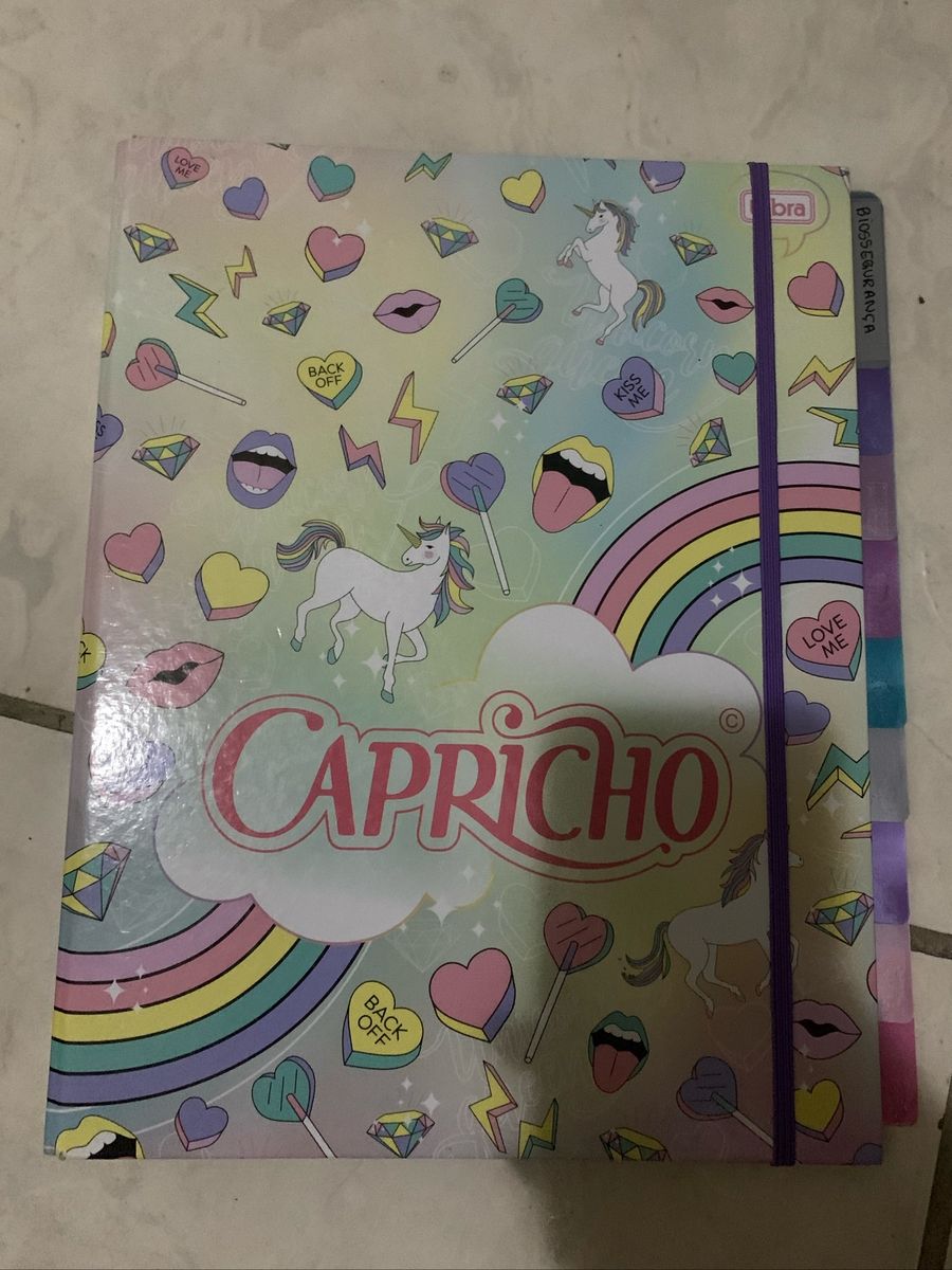Fichário Capricho | Item de Papelaria Capricho Usado 66275620 | enjoei