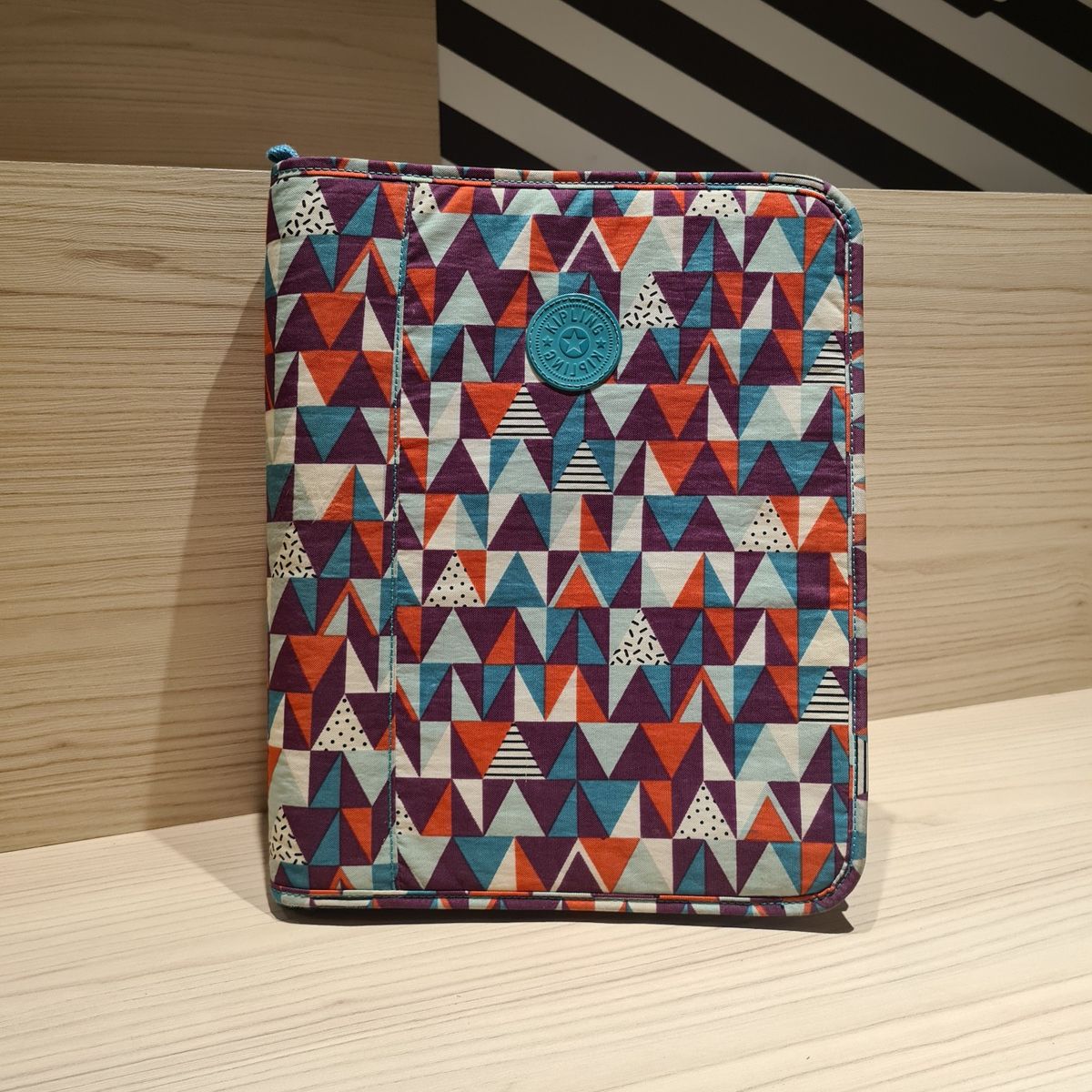 Fichario Kipling New Storer - Azul Turquesa + Branco | Produto Feminino ...