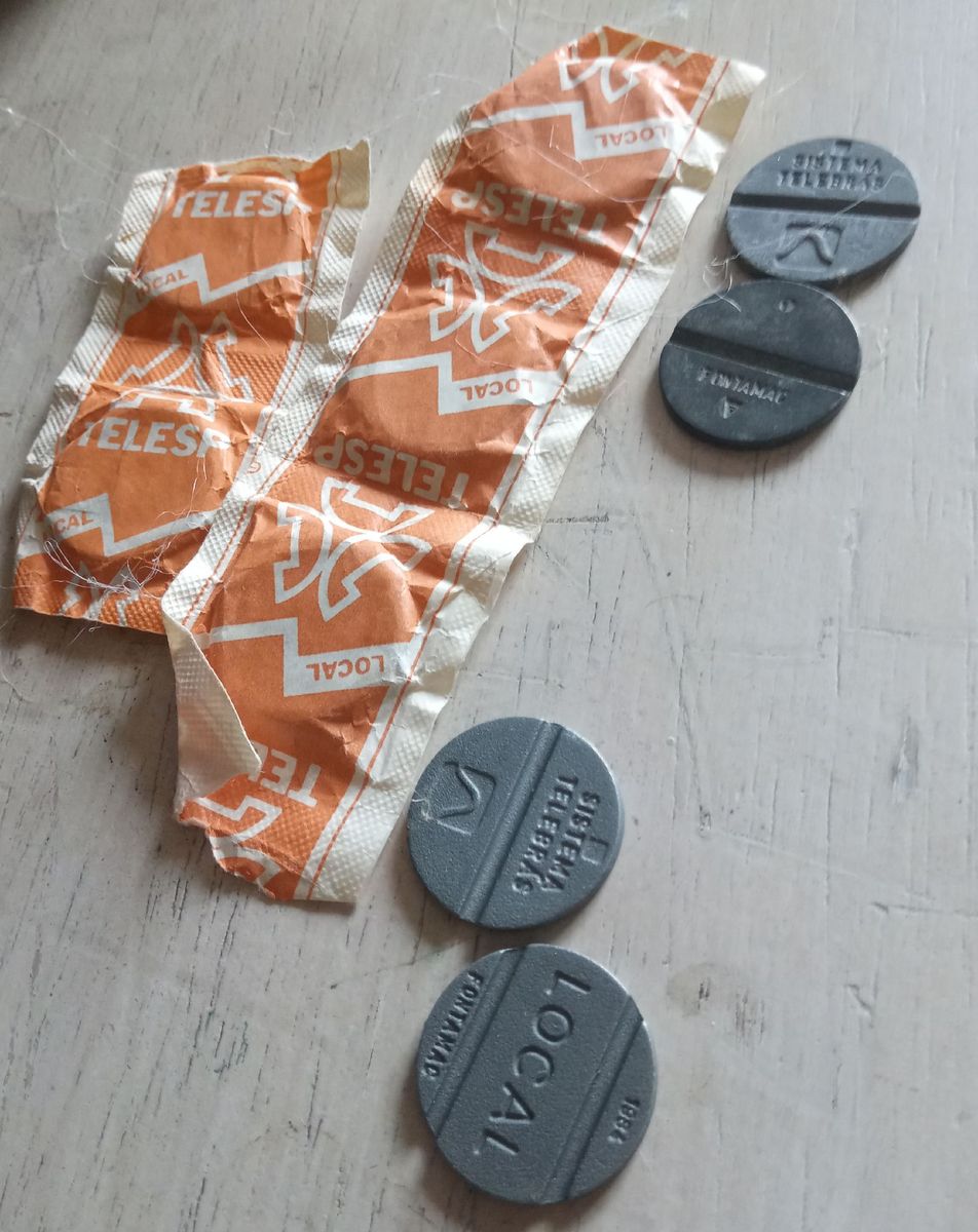 Fichas Antigas Telefonicas Telesp | Cacareco Usado 59367174 | enjoei