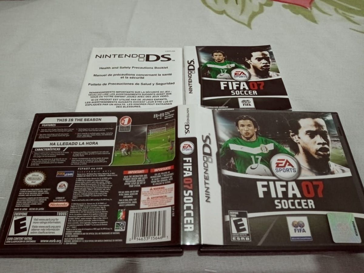 Fifa 07 Original Nintendo Ds G9#a | Jogo de Videogame Nintendo Ds Usado ...
