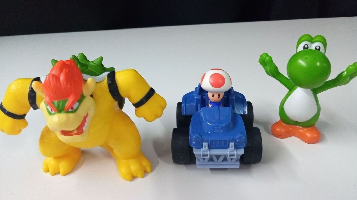 Figuras Super Mario Bros Brawer Mdonalds Colecionaveis | Filme e Série ...