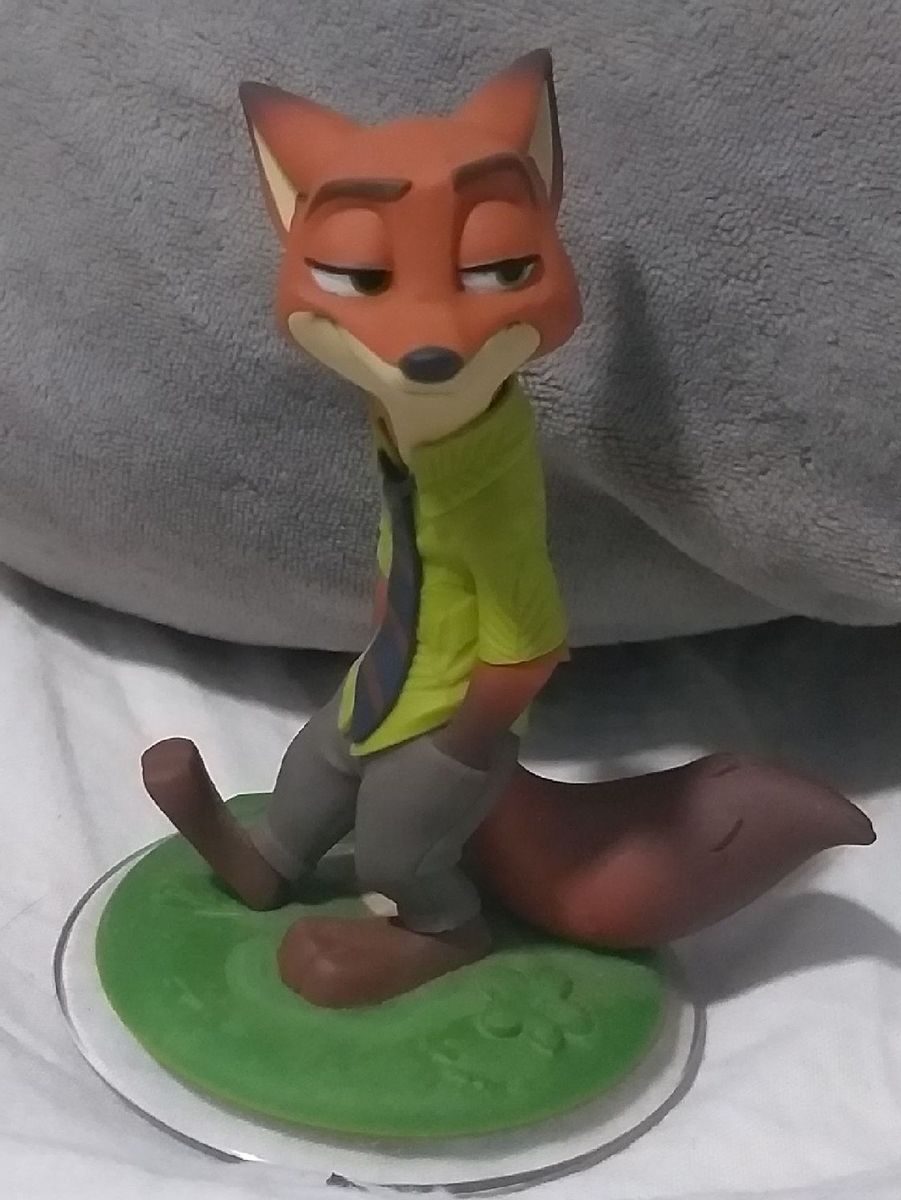 Figure Disney Infinity Zootopia Nick Wilde | Brinquedo Disney Usado ...