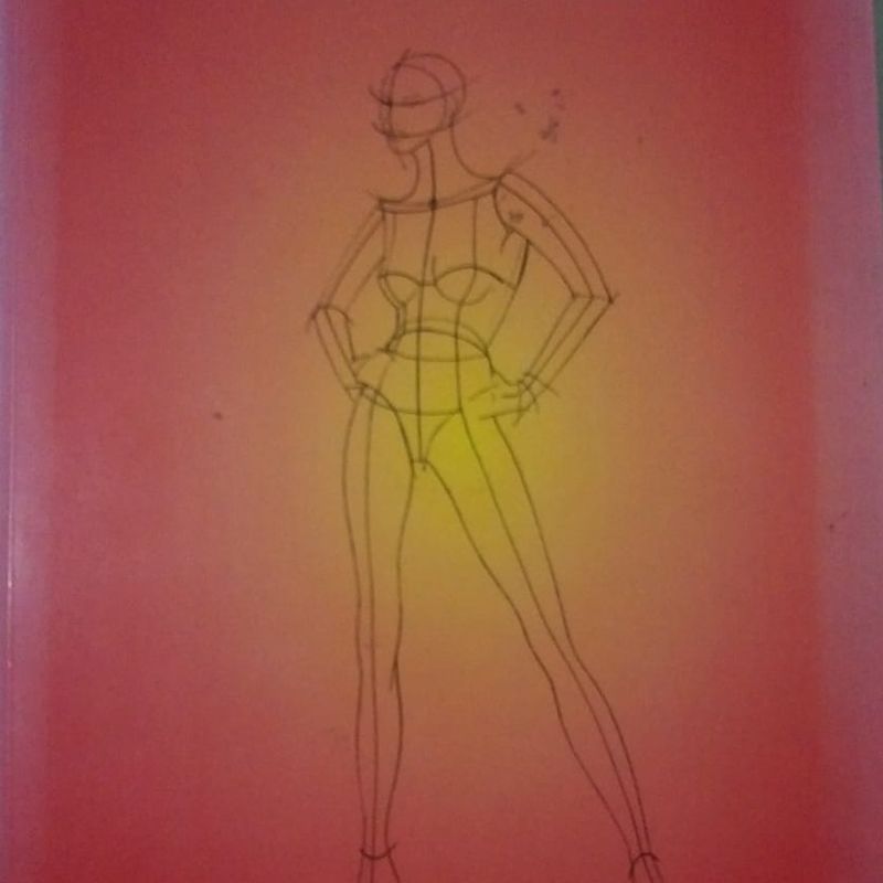 Desenho De Figura Para Design De Moda Elisabetta Drudi