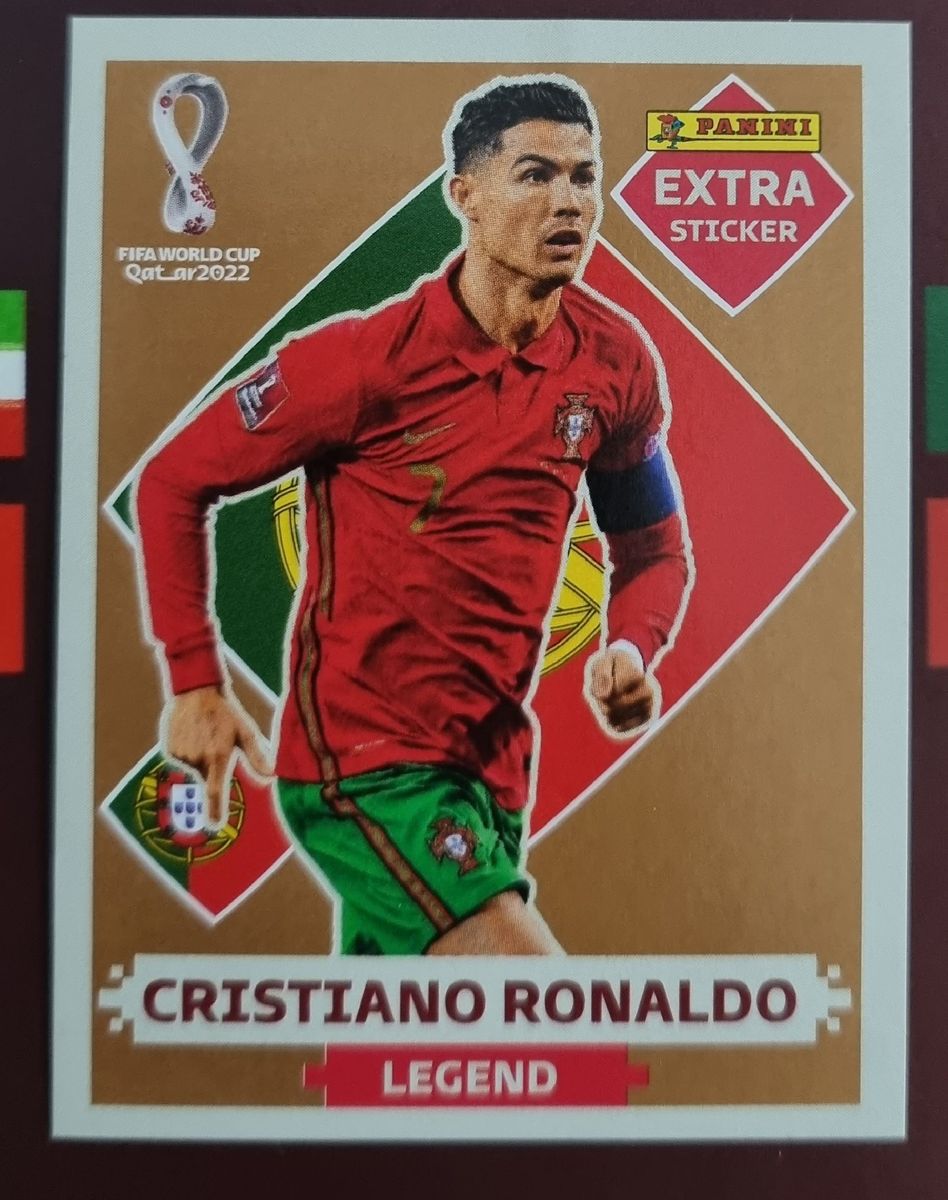 Figurinha Copa Cristiano Ronaldo Legend Bronze | Roupa Esportiva ...