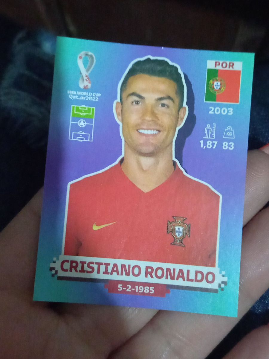 Figurinha Cristiano Ronaldo Copa 2022 Album | Item Infantil Panini ...