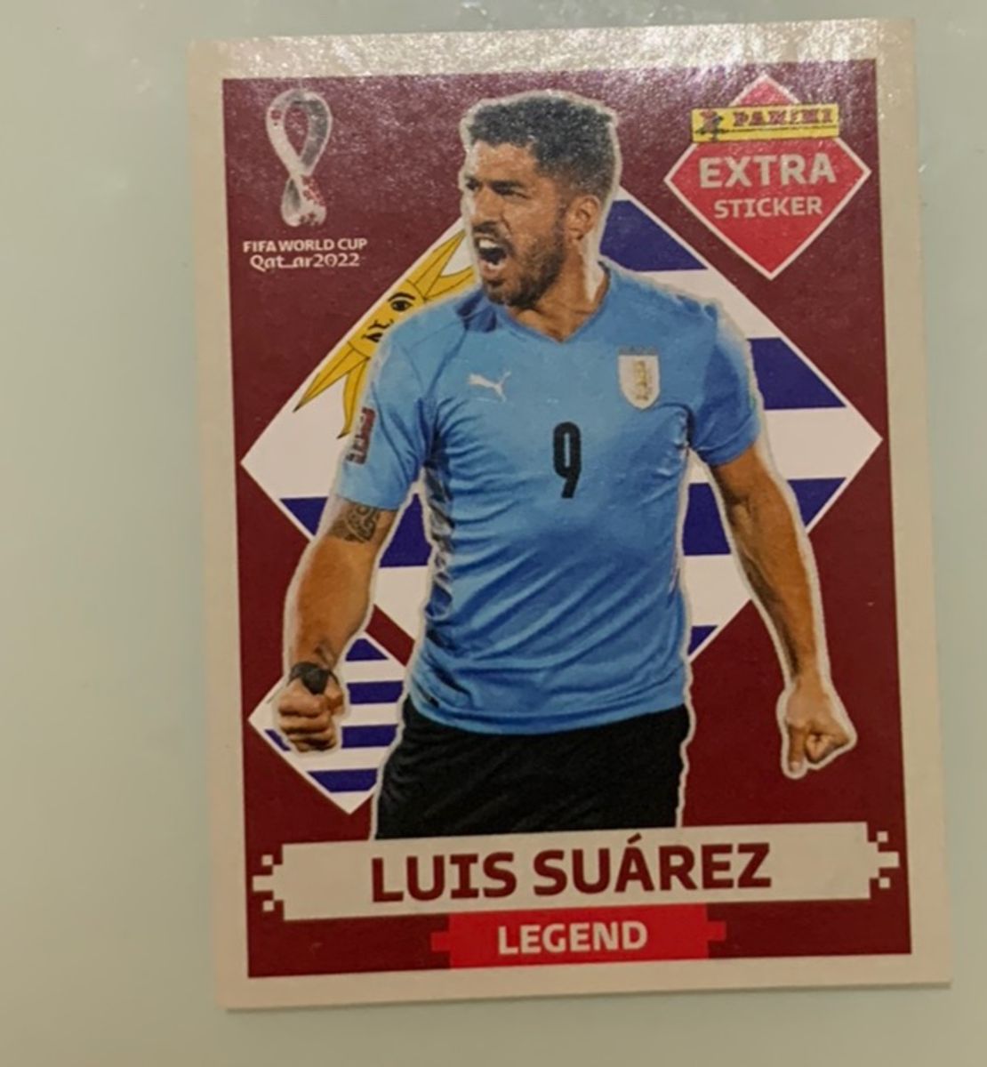 Figurinha da Copa do Mundo Luís Suarez Legend | Cacareco Panini Nunca ...