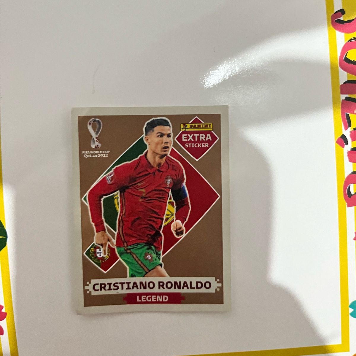 Figurinha do Cristiano Ronaldo Legende Bronze | Item de Papelaria ...