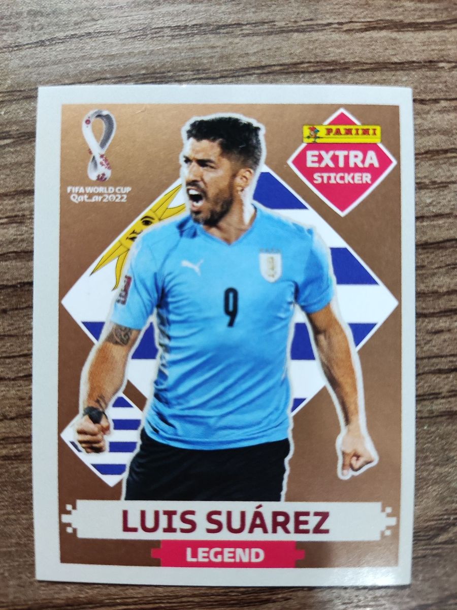 Figurinha Extra Sticker Luis Suarez Bronze Oficial | Brinquedo Editora ...