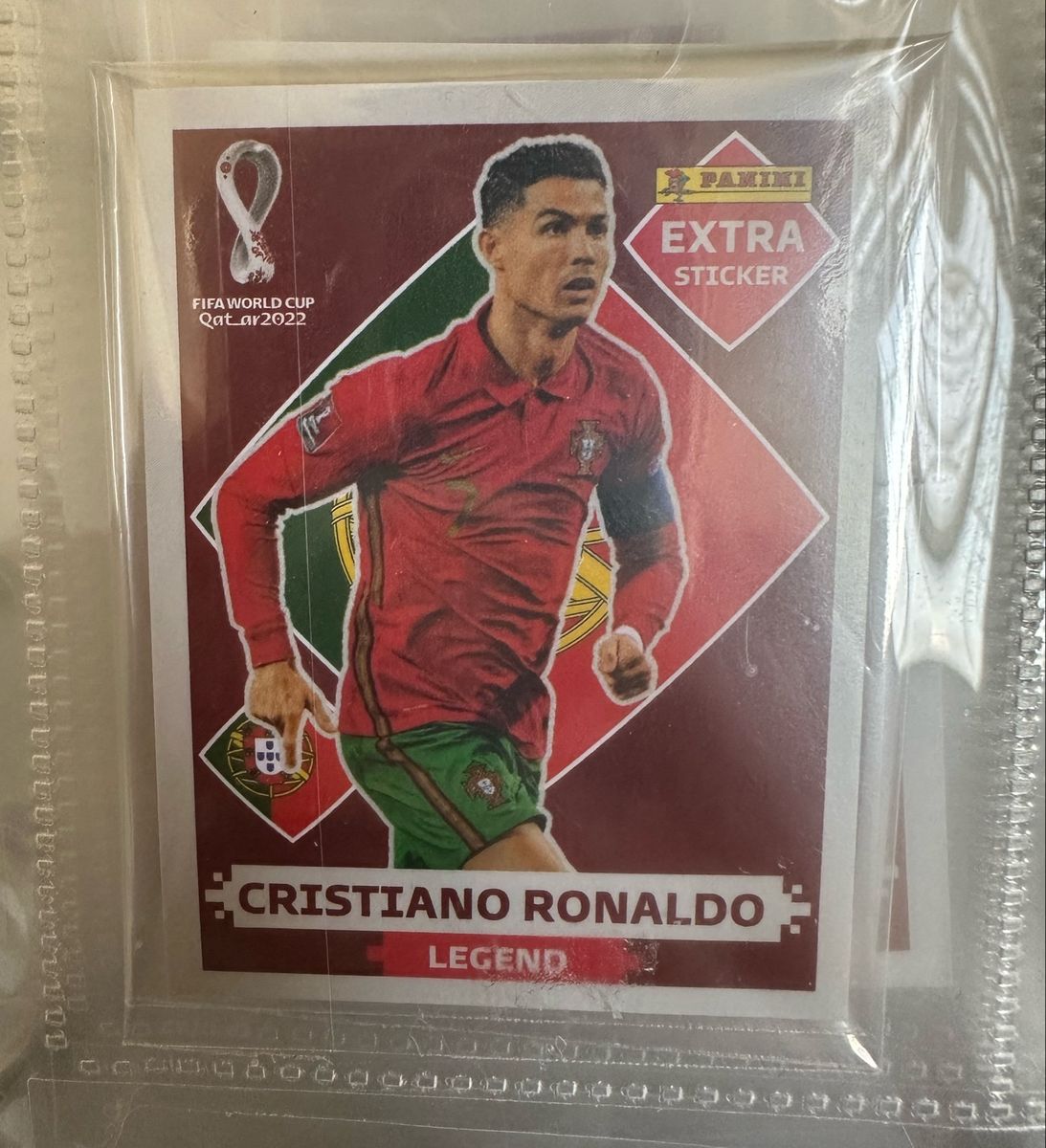 Figurinha Legend Cristiano Ronaldo Base Copa do Mundo 2022 | Item p ...