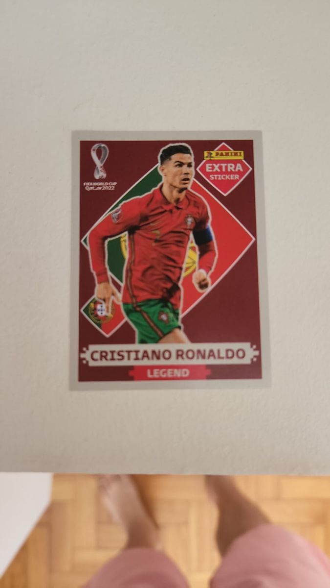 Figurinha Legend Cristiano Ronaldo Bordo | Item p/ Esporte e Outdoor ...