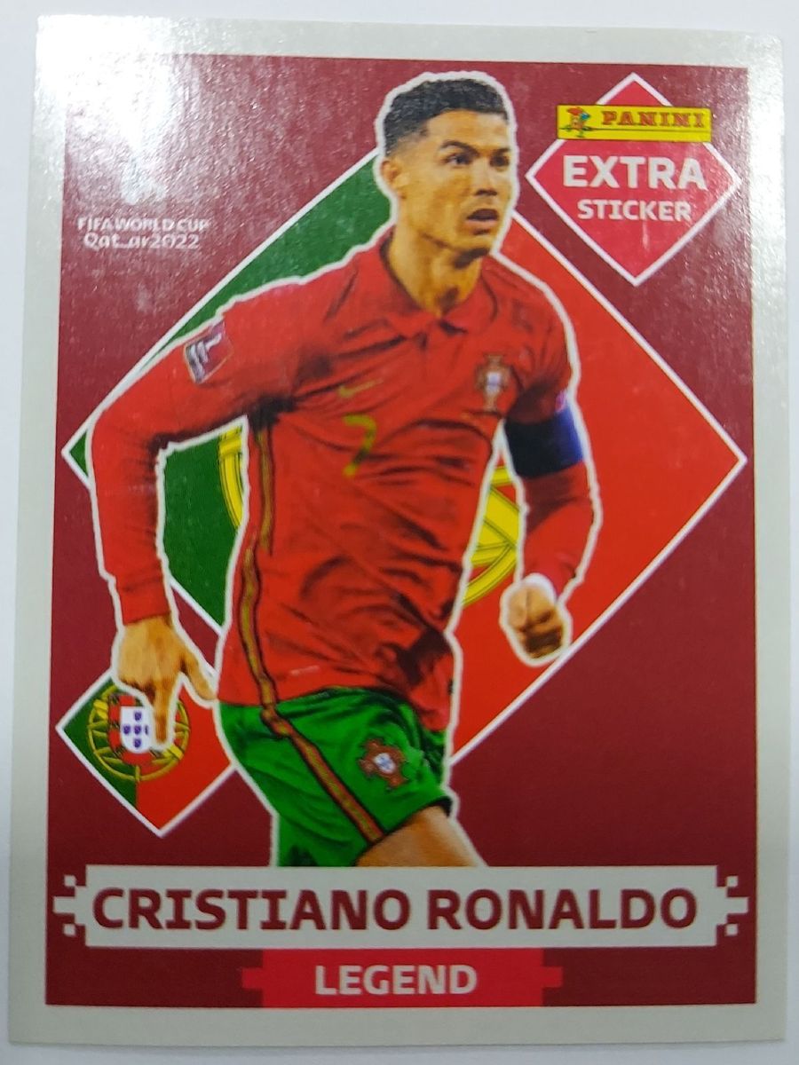 Figurinha Legend Cristiano Ronaldo Bordo | Produto Masculino Panini ...