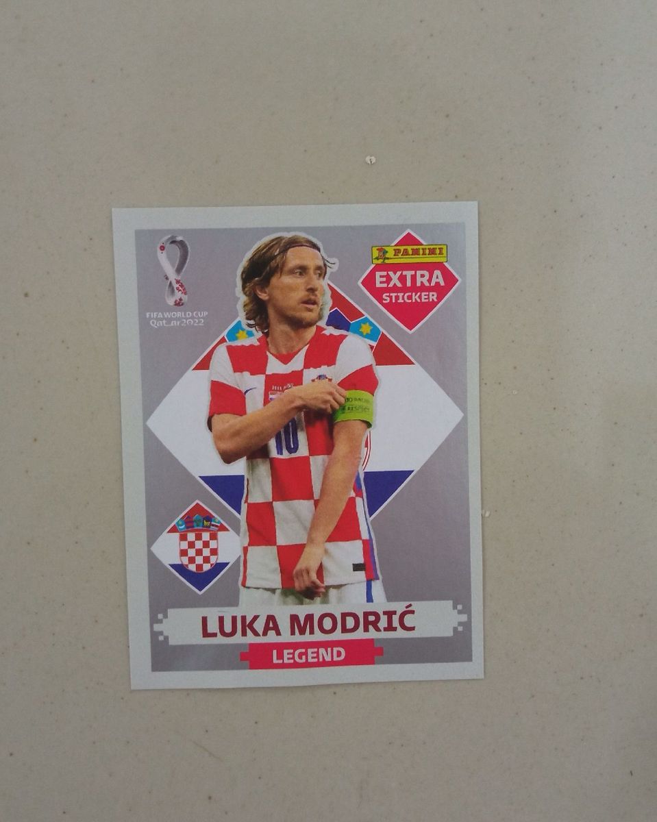 Figurinha Legend Luka Modri - Prata | Brinquedo Panini Nunca Usado ...