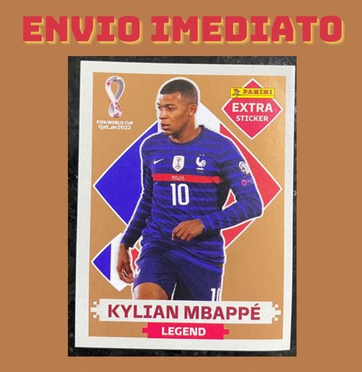 Figurinha Legend Mbappe Bronze Copa do Mundo 2022 (envio Imediato ...