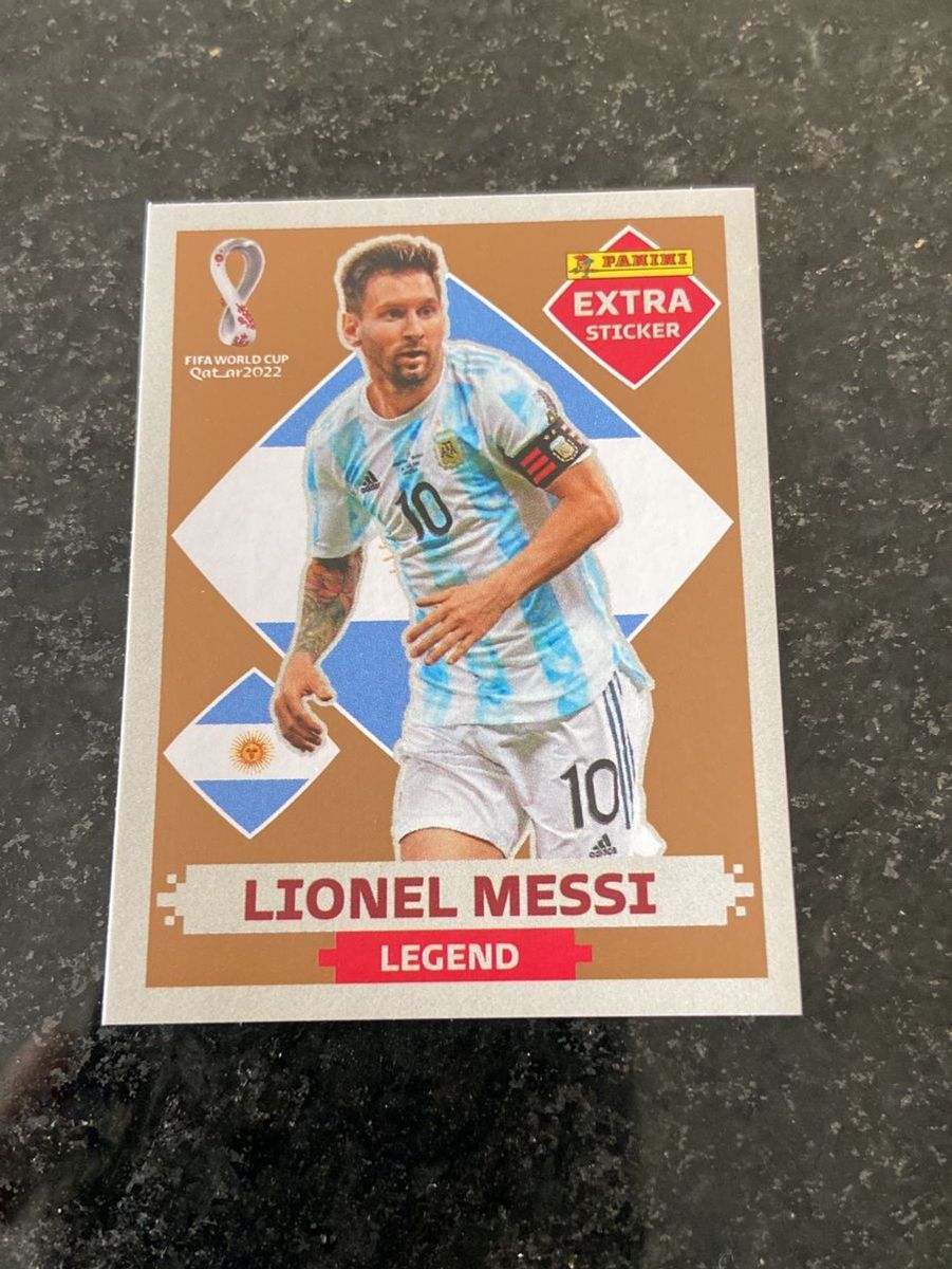 Figurinha Lionel Messi Álbum Copa do Mundo 2022 | Item p/ Esporte e ...