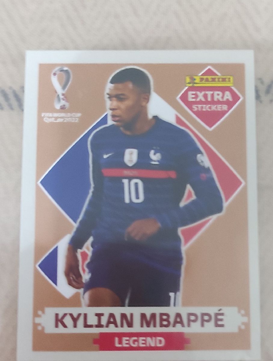 Extra Kylian Mbappé Bronze | Produto Masculino Panini Nunca Usado ...