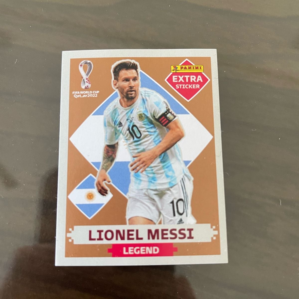 Figurinha Messi Legend Extra Bronze Álbum Copa do Mundo Qatar 2022 ...