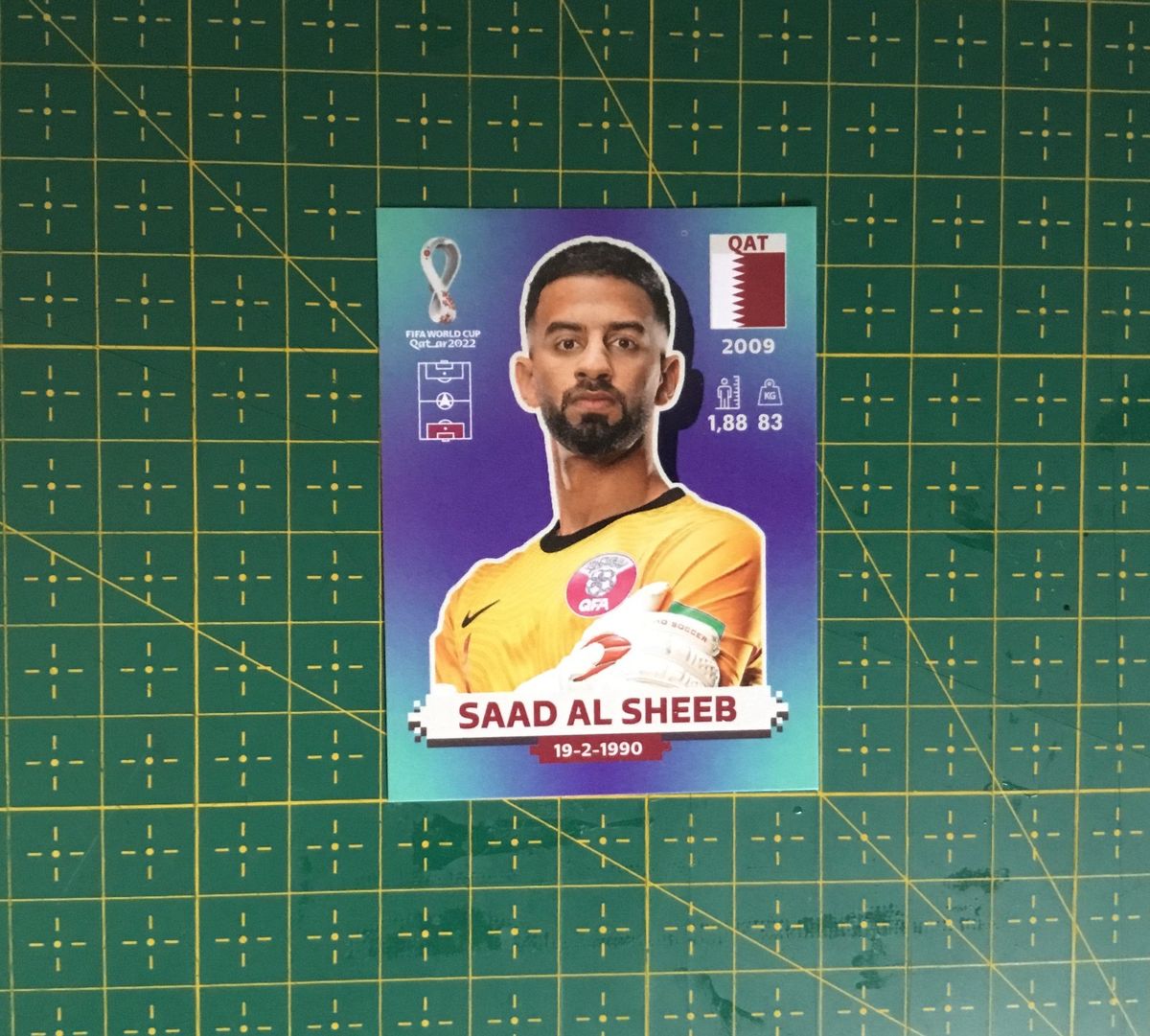 Figurinha Qatar 3 - Saad Al Sheeb | Item p/ Esporte e Outdoor Panini ...