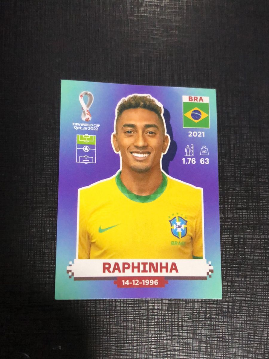 Figurinha Qatar 2022 Raphinha | Livro Panini Nunca Usado 76102256 | enjoei