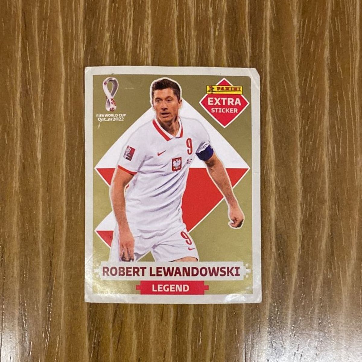 Figurinha Robert Lewandowski Legend Gold Panini Álbum da Copa do Mundo ...