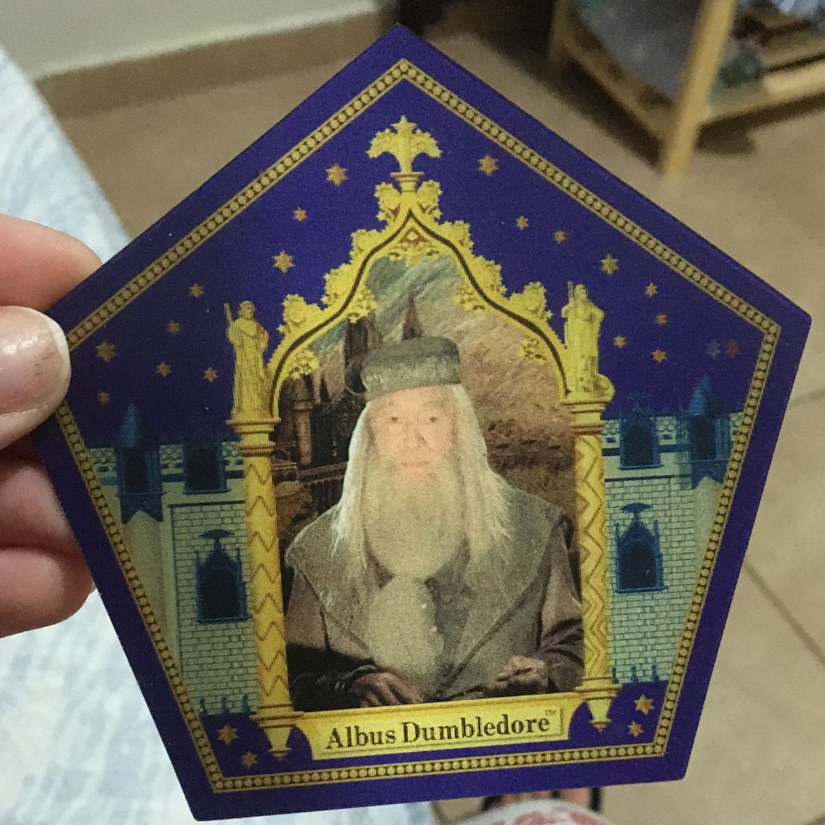 Figurinha Sapo de Chocolate Oficial Albus Dumbledore | Filme e Série ...