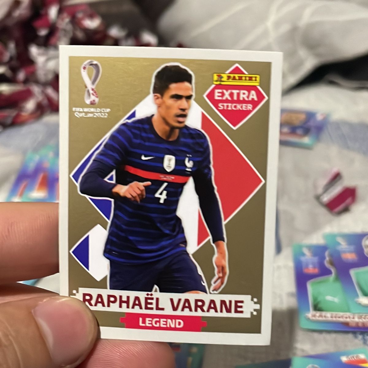 Figurinha Varane Legend Gold | Livro Panini Nunca Usado 75797638 | enjoei