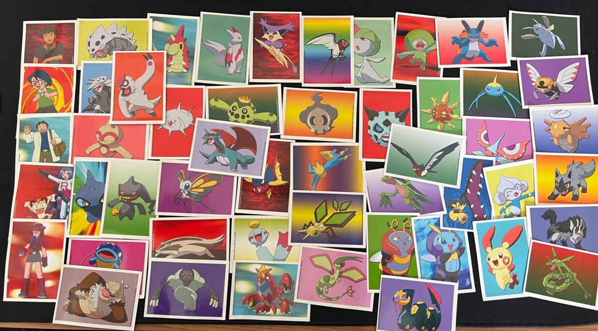 Figurinhas Album Pokemon Advanced - Panini | Produto Vintage e Retro ...