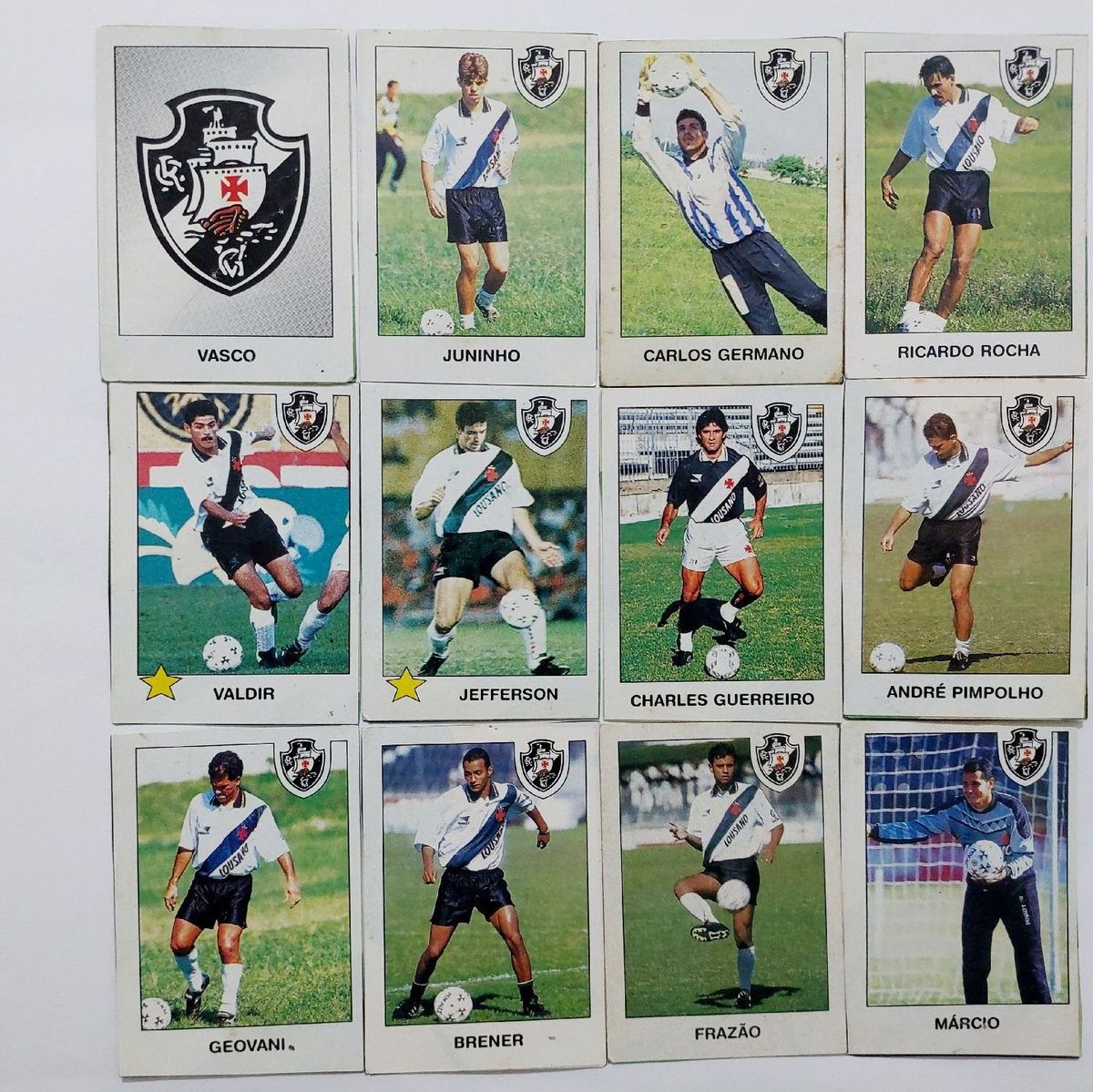 Figurinhas Antigas do Vasco da Gama Campeonato Brasileiro 1995 ...