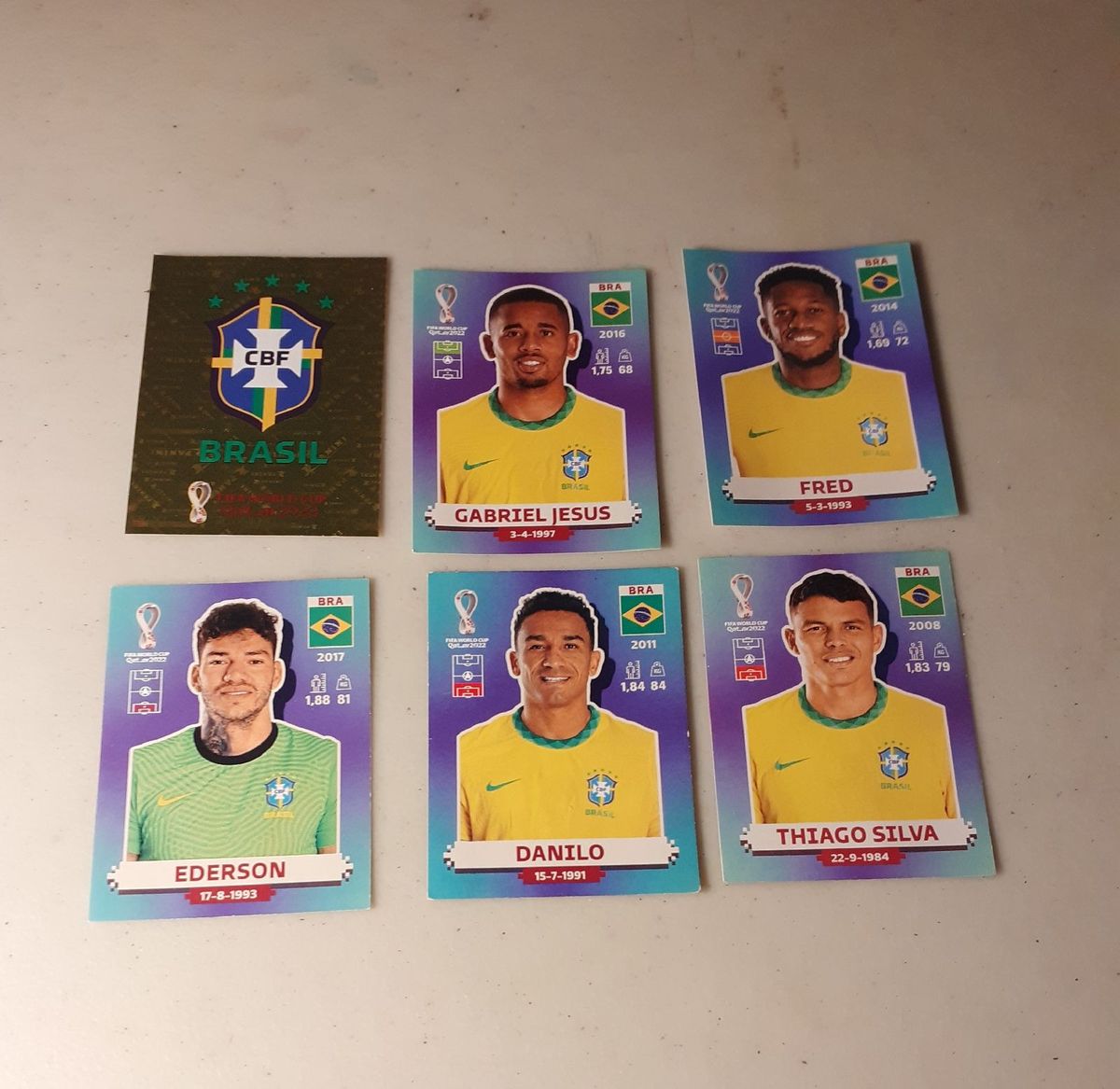 Figurinhas Copa do Mundo 2022 Seleção Brasileira | Produto Masculino ...