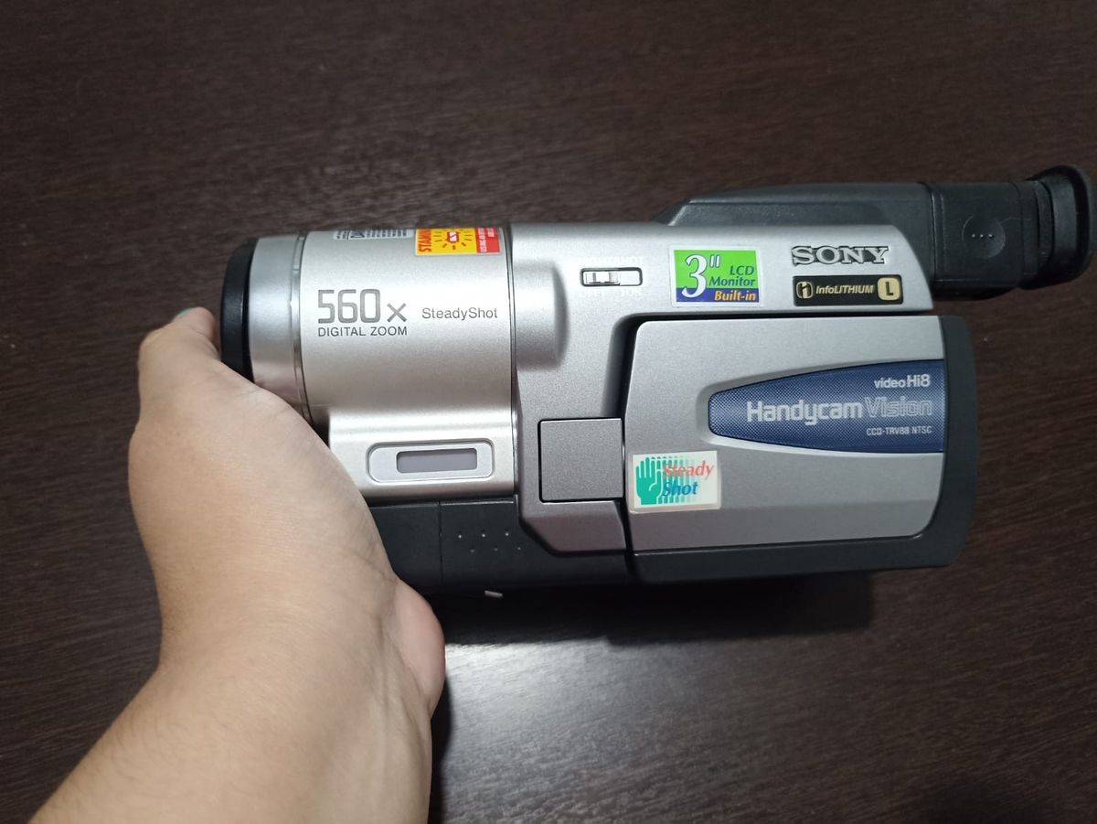 Filmadora Handycam Vision Video Hi8 - Ccd-trv88 Ntsc 560x Digitalzoom ...