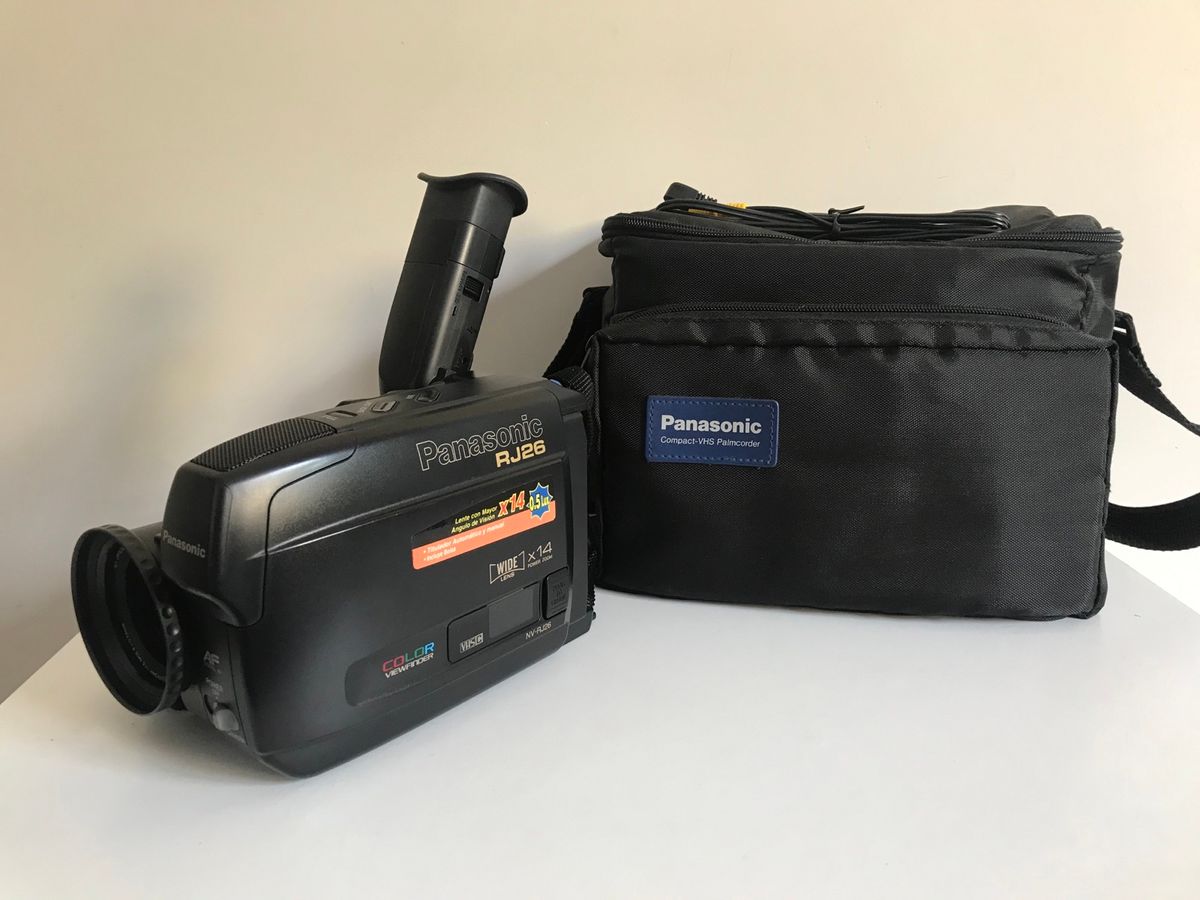 Filmadora Panasonic Rj26 Colecionador Color Viewfinder Vhs C ...