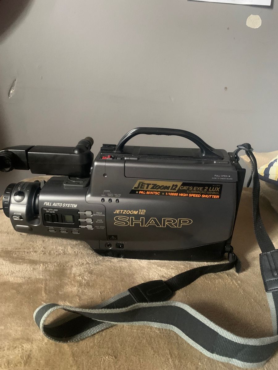 Filmadora Sharp Vhs Analogica | Item Info & Eletro Sharp Jetzoom12 Filmadora Analógica Usado ...