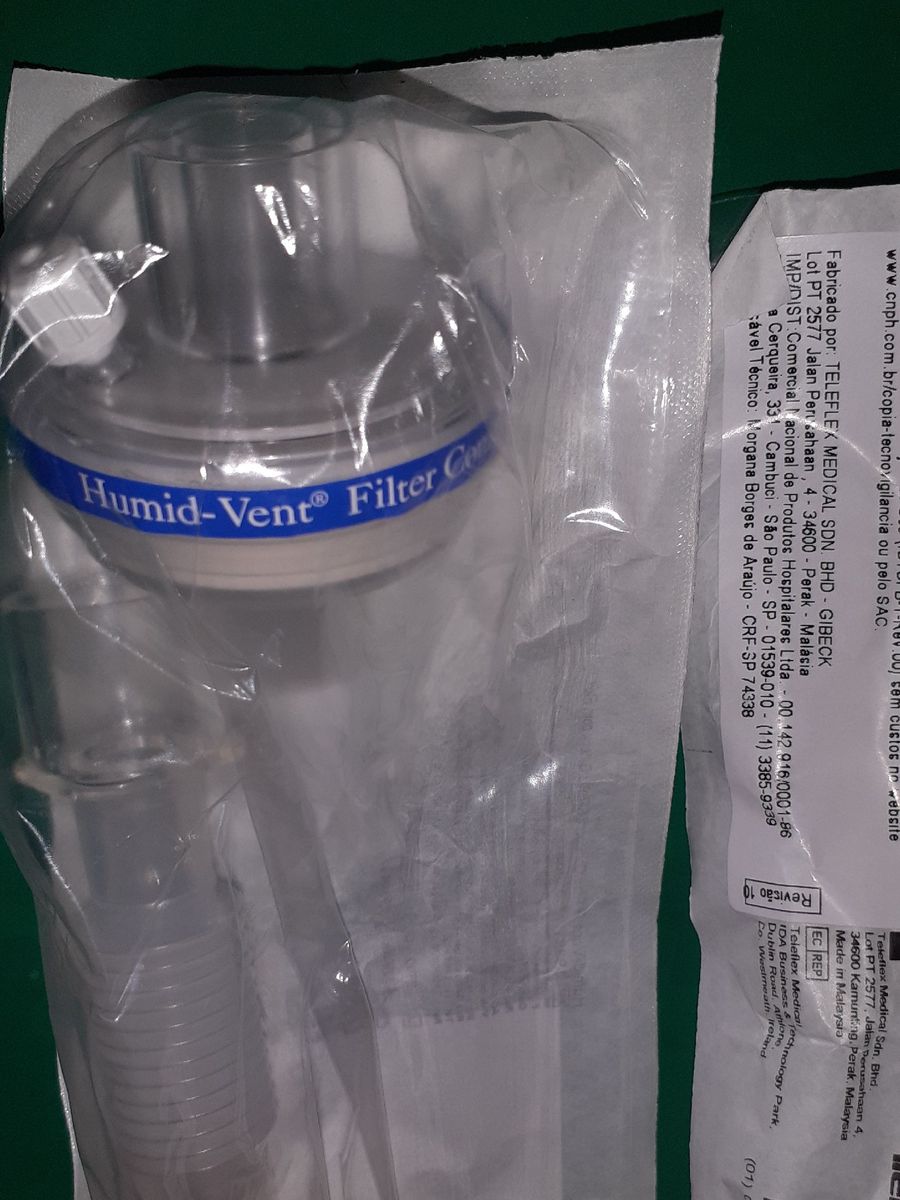 Filtro Humid Vent Filter Compact Estéril Gibeck | Cacareco Gibeck Nunca ...