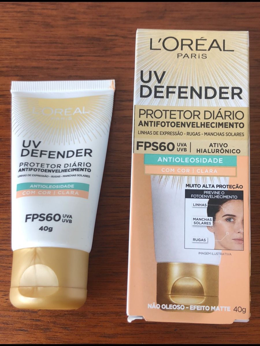 Filtro Solar Loreal | Cosmético Feminino Loreal Nunca Usado 74489678 ...