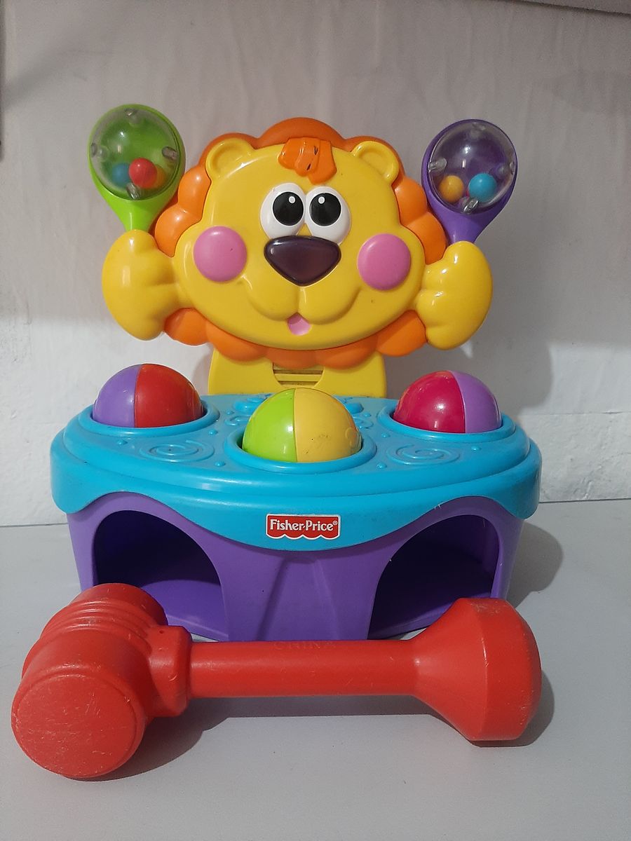 Fisher Price Martela Leaozinho | Brinquedo para Bebês Usado 86749126 ...