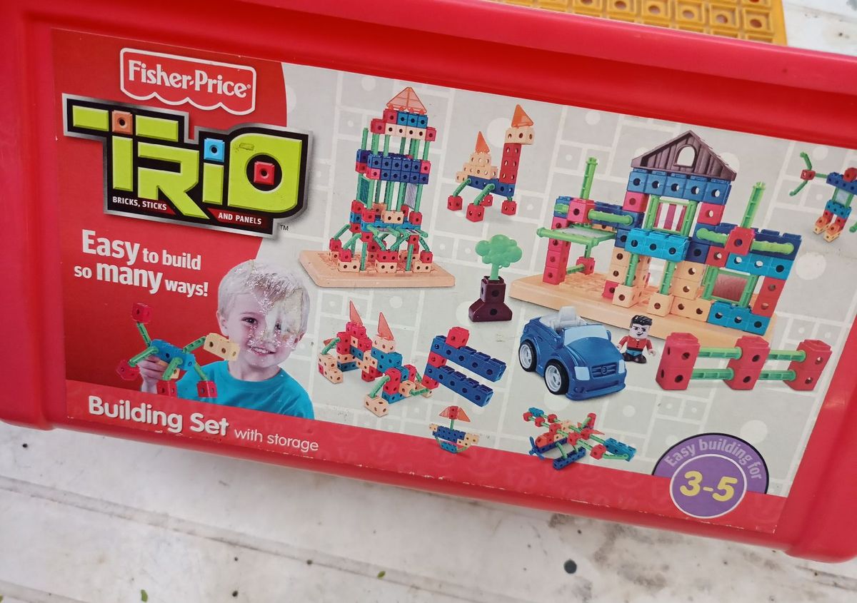 Fisher Price Trio Building - Peças para Montar e Imaginar | Brinquedo ...