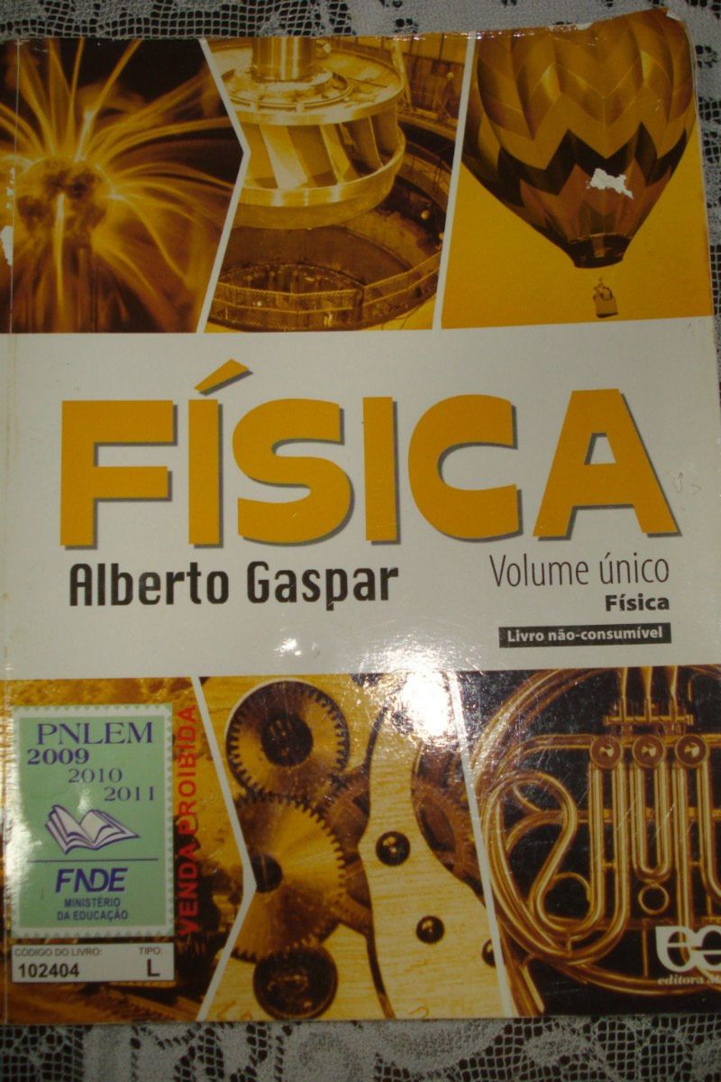 Física- Alberto Gaspar- Volume Único | Livro Atica Usado 2667731 | enjoei