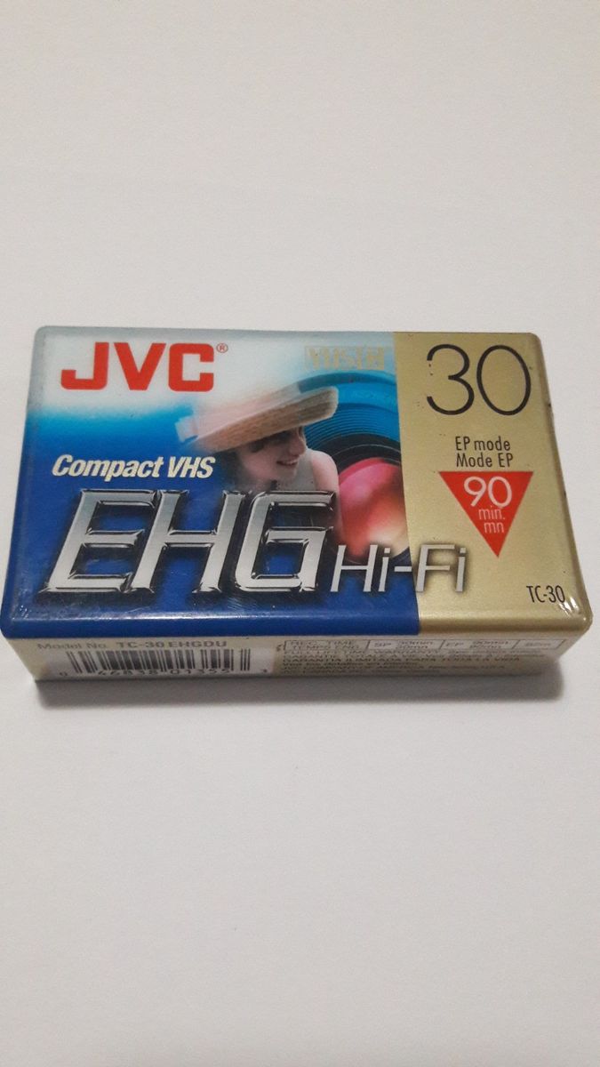 Fita Compact Vhs 90 Min. Jvc Ehg Hi-fi | Item Info & Eletro Jvc Nunca Usado 76484370 | enjoei