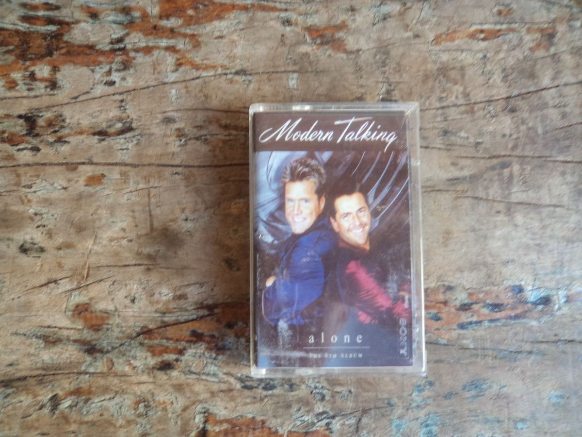 Fita K7 Cassete Modern Talking Alone The 8 Th Album | Cacareco Modern ...