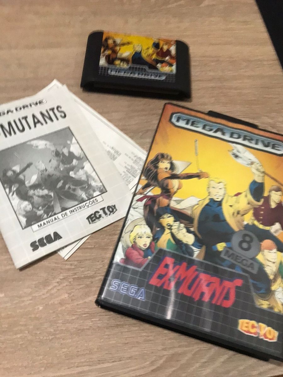 Fita Mega Drive Ex Mutants | Jogo de Videogame Sega Usado 74711365 | enjoei